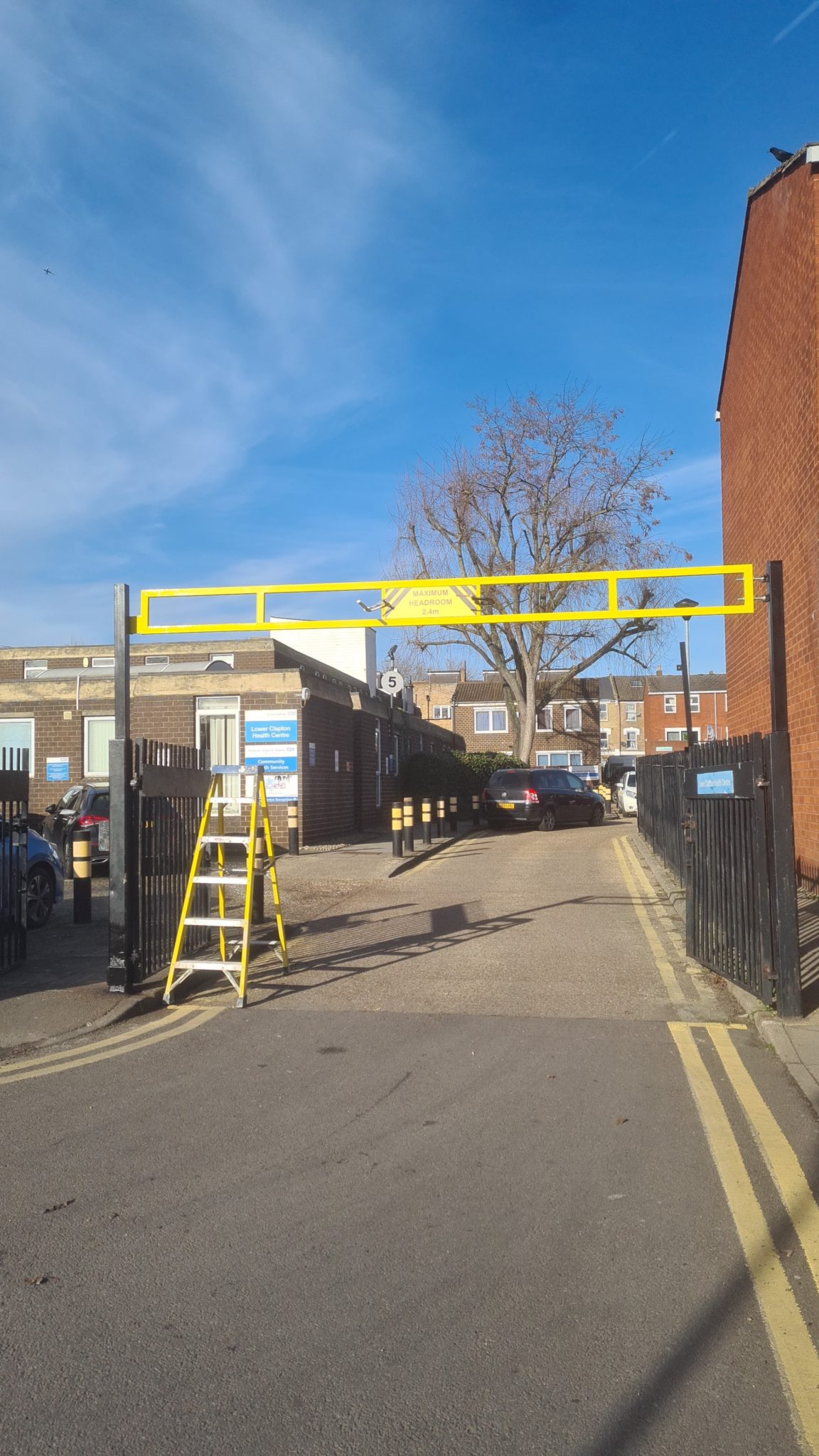 Lower Clapton Health Centre - New Height Restrictor Barrier
