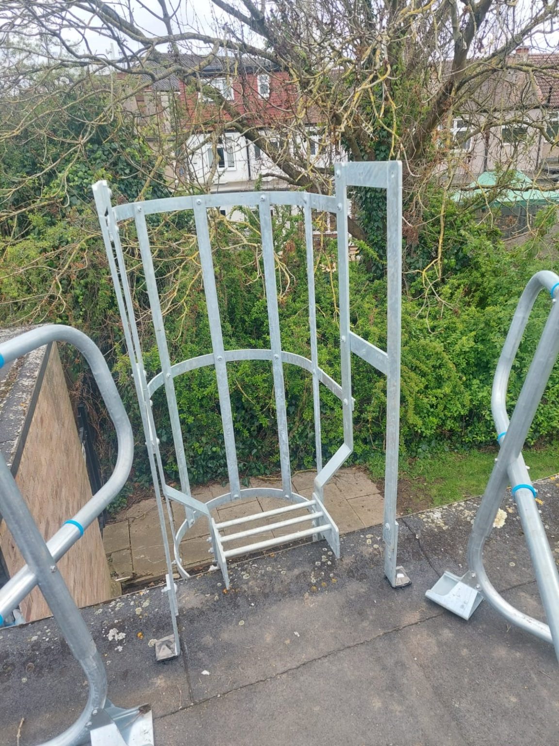 Installation of Cat Ladder & Handrail System