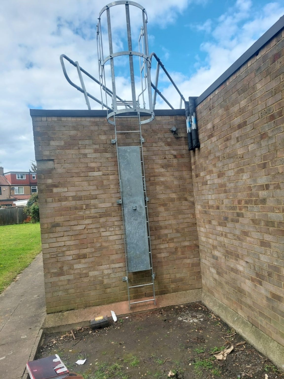 Installation of Cat Ladder & Handrail System